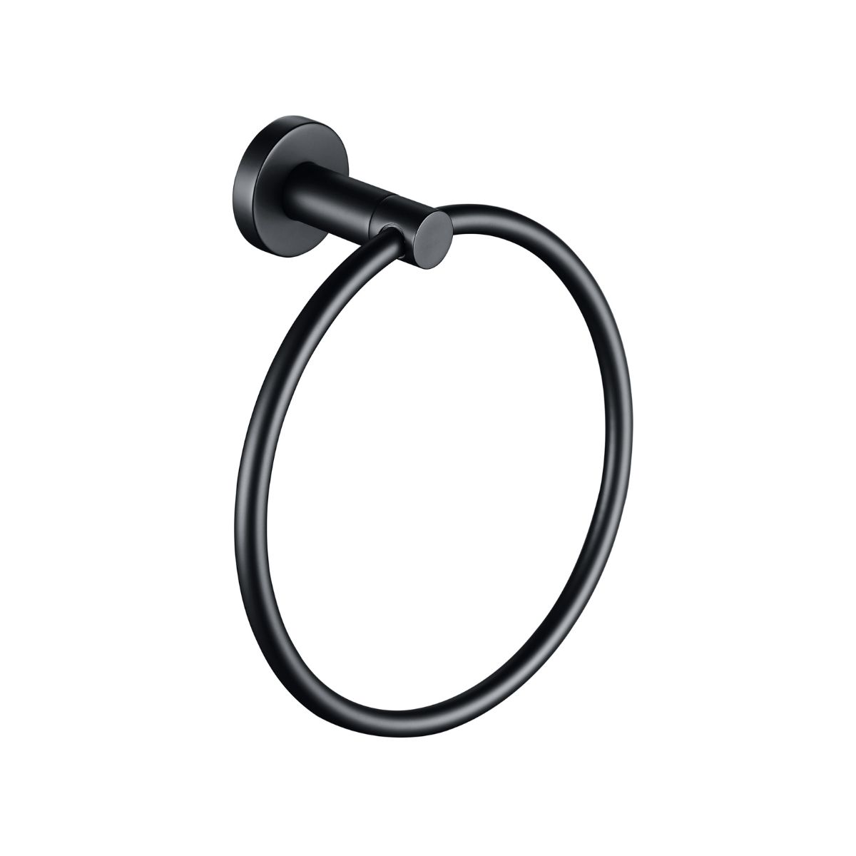 Alfred Victoria Warwick Towel Ring Matt Black