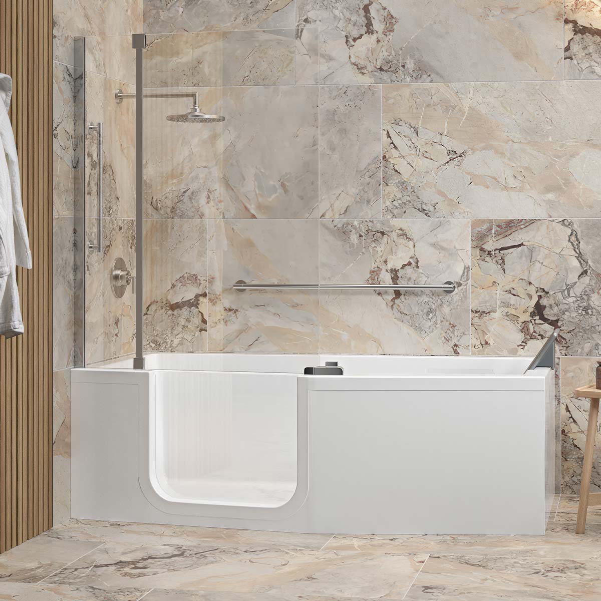 Bathe Easy Elegance Walk In Bath 1700 x 800mm Left Hand