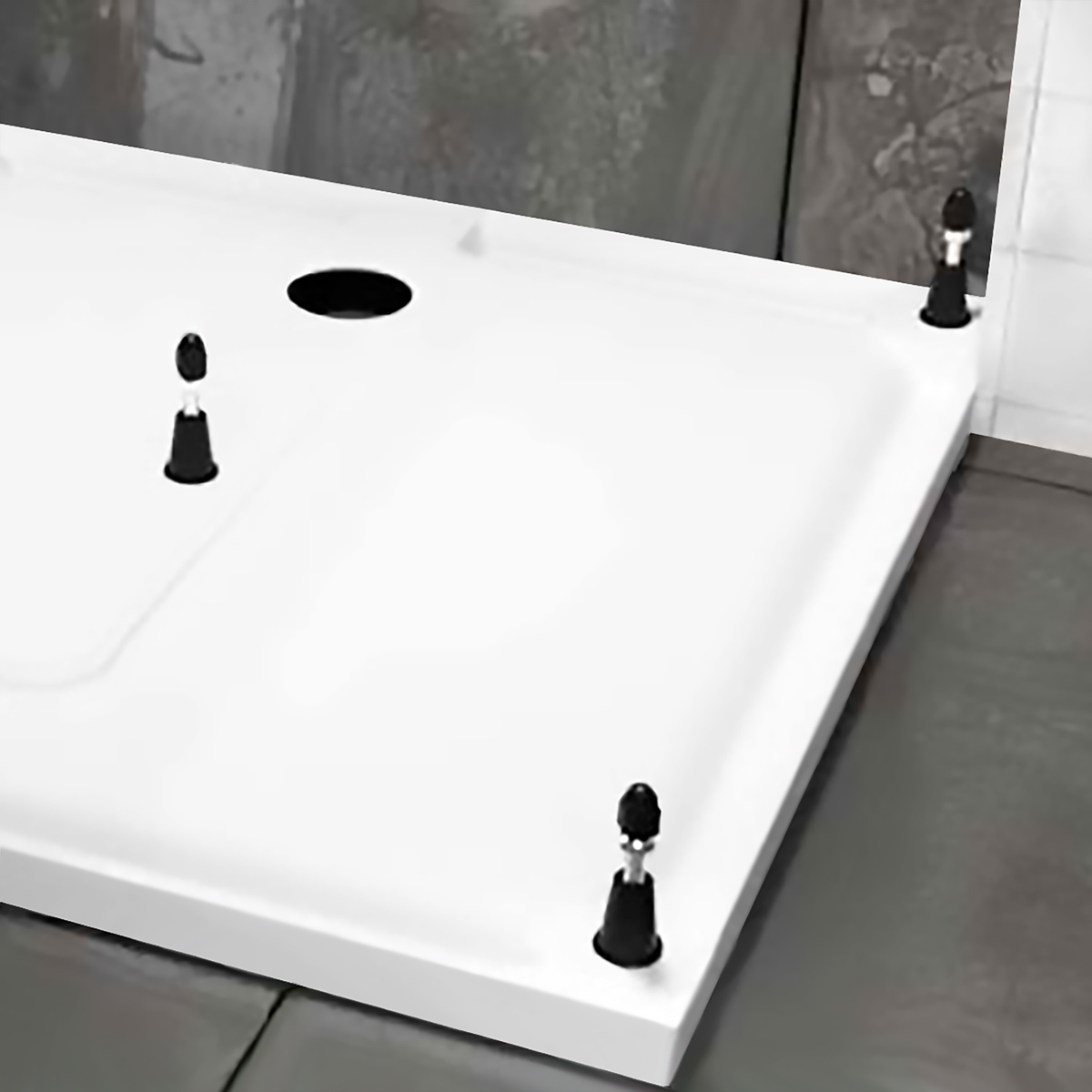 CoreStone Square & Rectangular Shower Tray Riser Kit Up To 1100 x 900mm