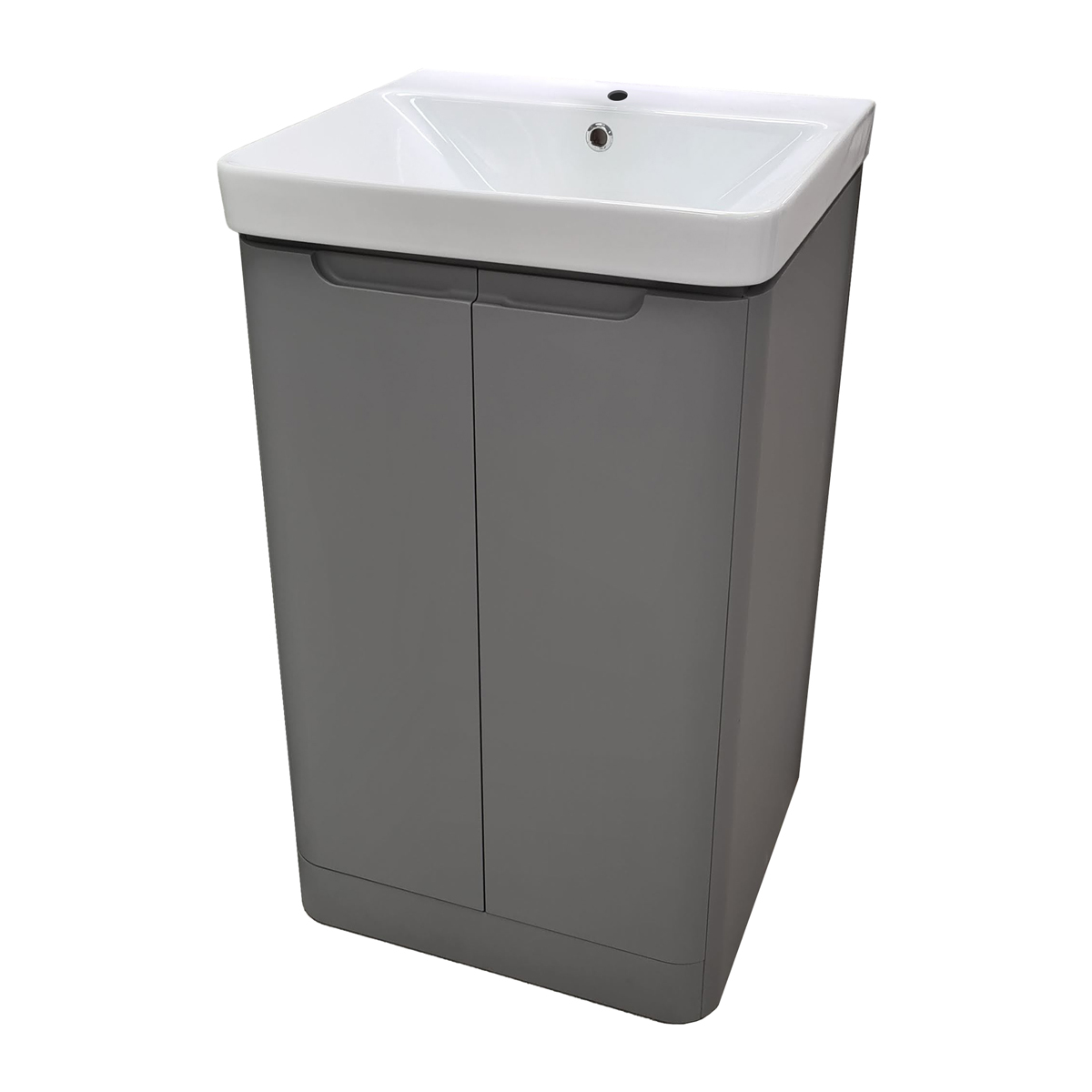 Bathroom Supastore | Soul Handleless Vanity Unit & Basin Matt Dust Grey ...