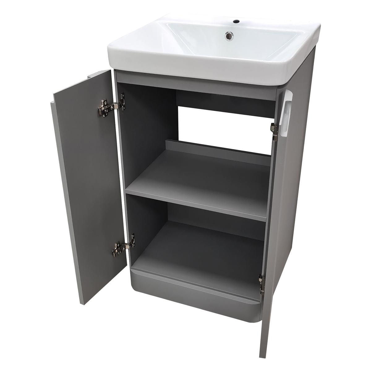 Bathroom Supastore | Soul Handleless Vanity Unit & Basin Matt Dust Grey ...