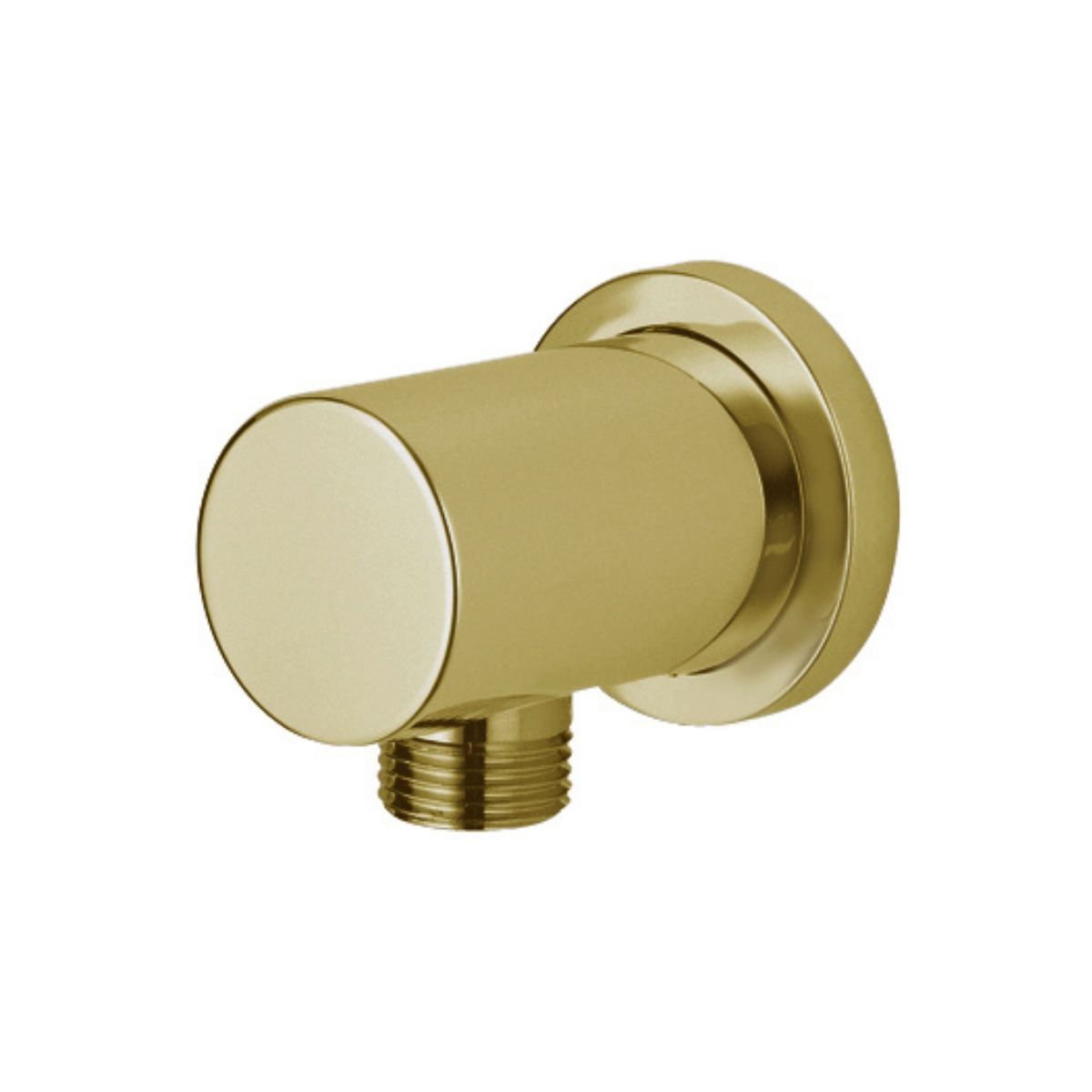 Globe Wall Outlet Elbow Brushed Gold