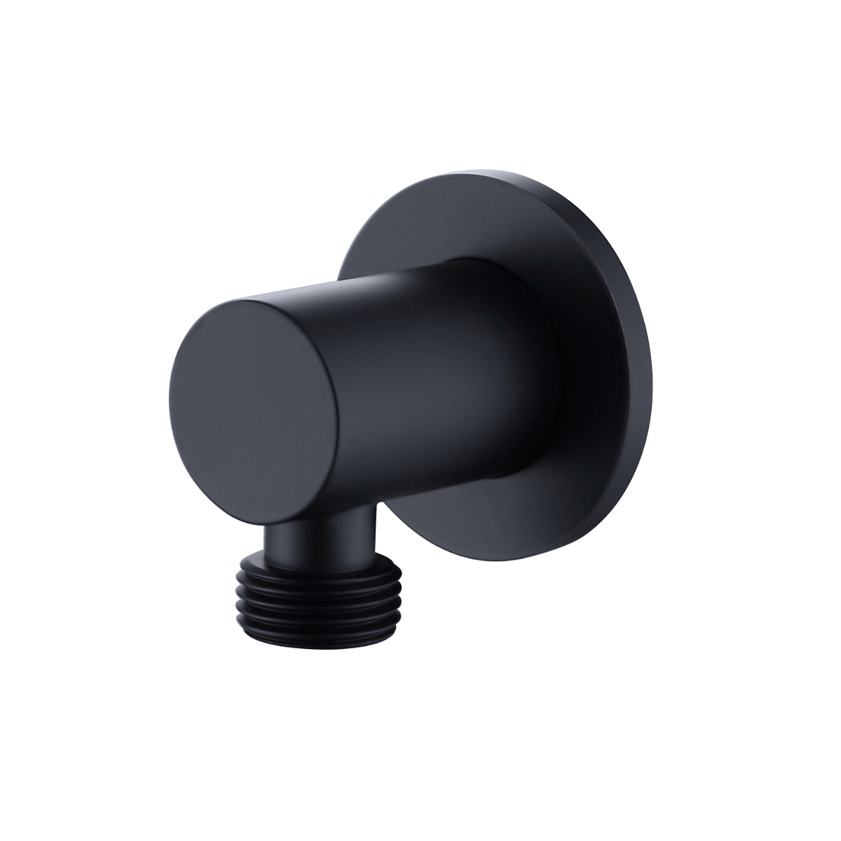 Globe Wall Outlet Elbow Matt Black