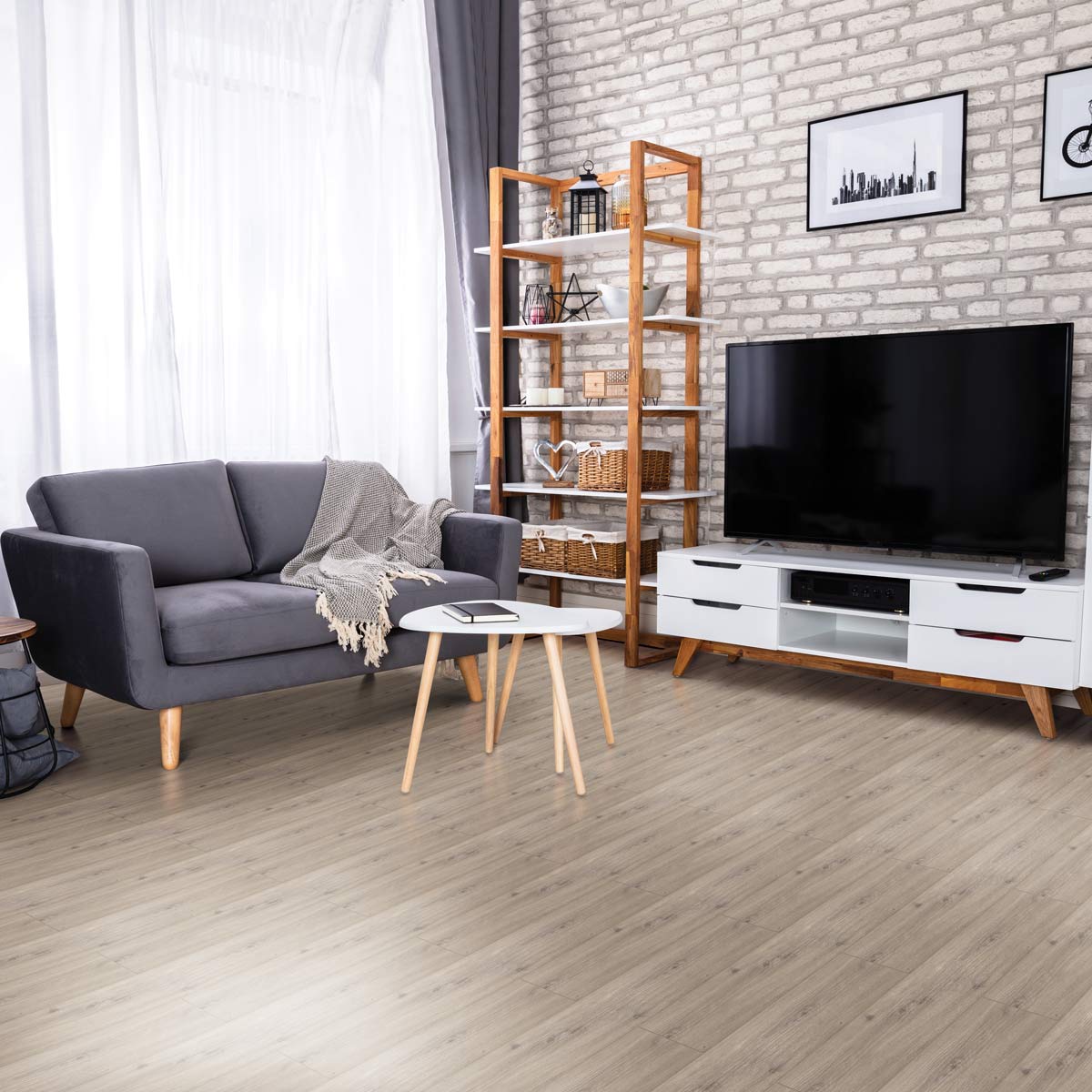 Hydro Step 5G Click LVT Flooring Smoked Oak with Underlay