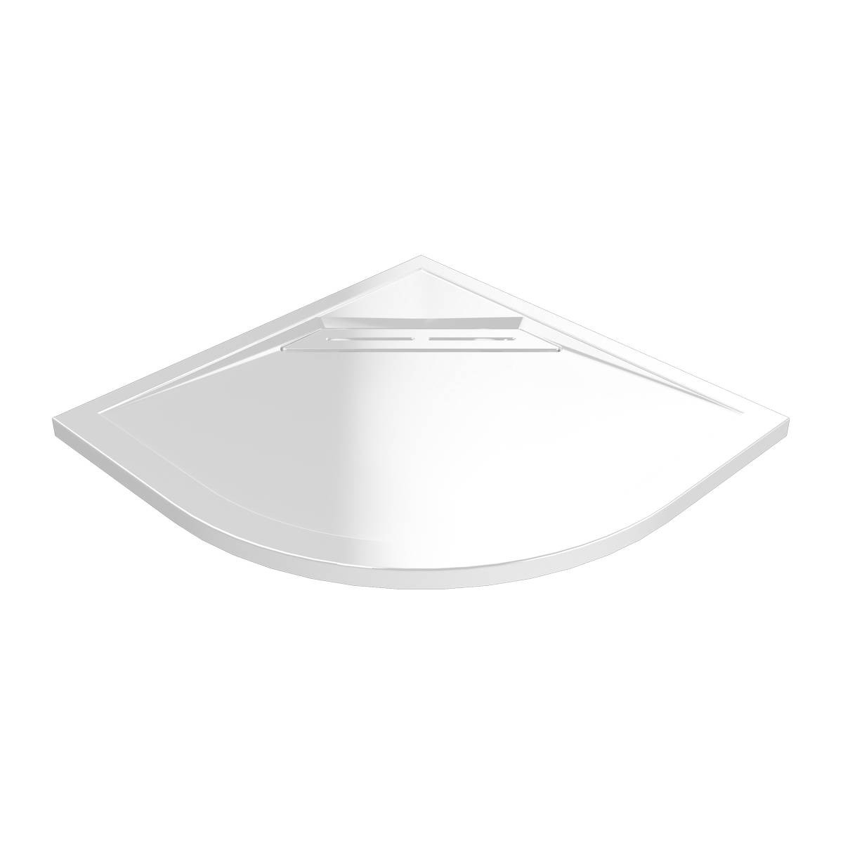Kudos Connect 2 Slimline Quadrant Shower Tray White 900 X 900mm