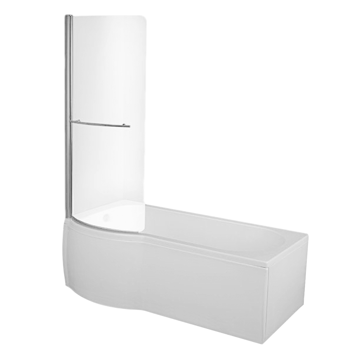Trojan Concert | P-shaped Left Hand | Shower Bath | 1675 x 850