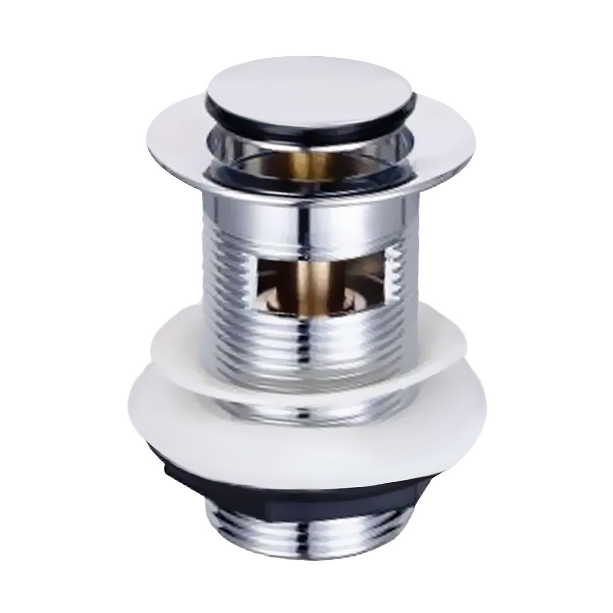 Union Basin Mixer Tap with Sprung Waste Chrome
